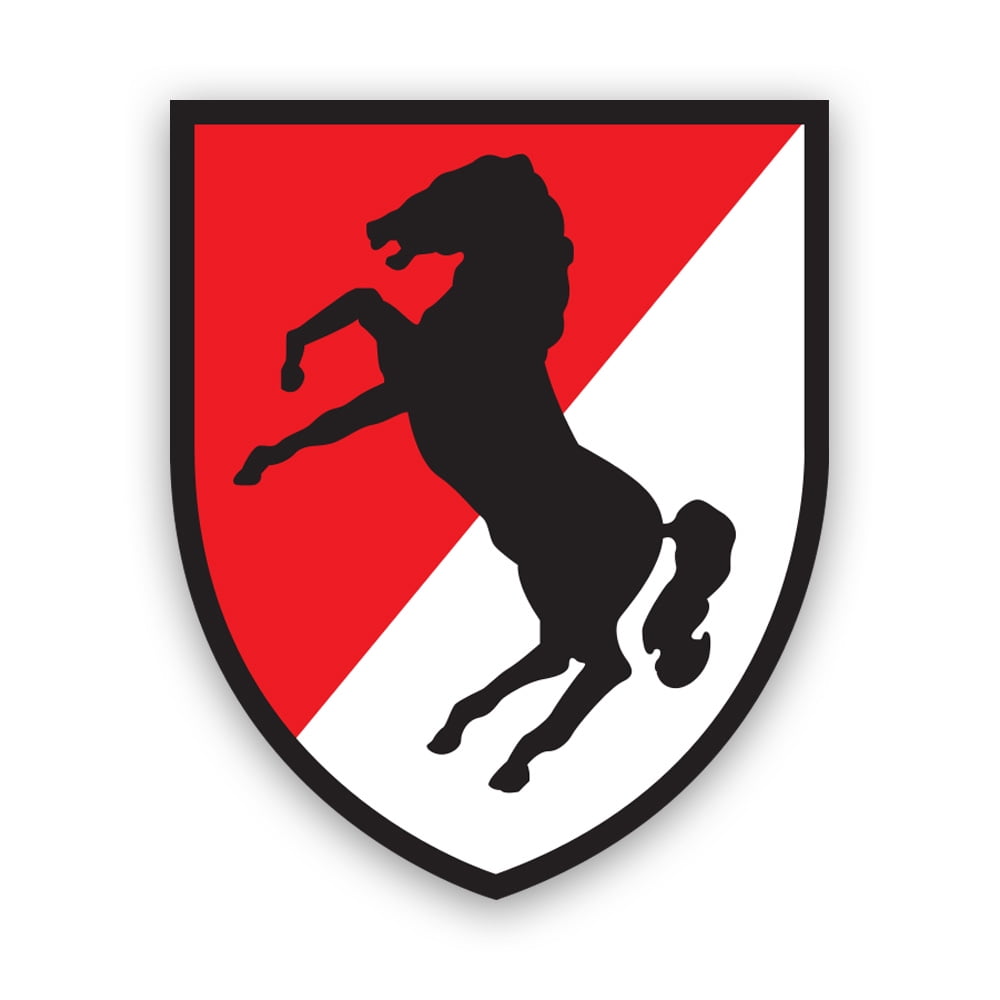 US Army 11th Armored Cavalry Regiment Patch Sticker Decal - Self ...