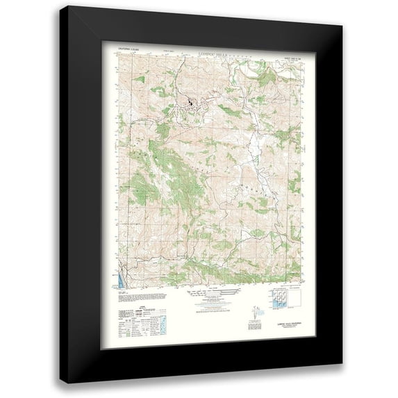 US Army 11x14 Black Modern Framed Museum Art Print Titled - Lompoc ...