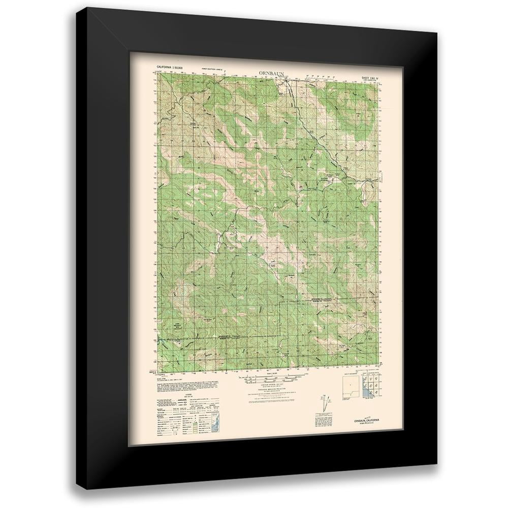US Army 11x14 Black Modern Framed Museum Art Print Titled - Ornbaun ...