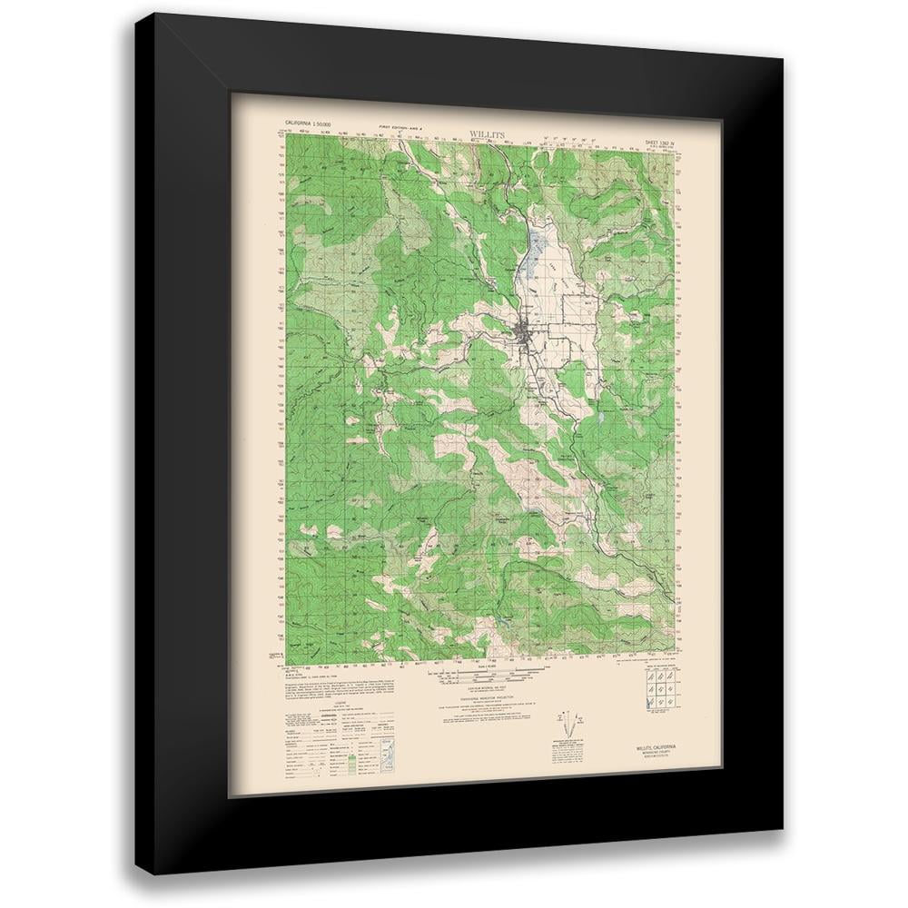 US Army 11x14 Black Modern Framed Museum Art Print Titled - Wilits ...