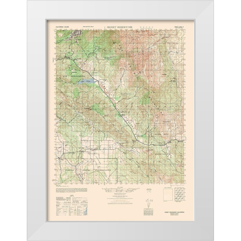 US Army 14x18 White Modern Wood Framed Museum Art Print Titled - Hemet ...