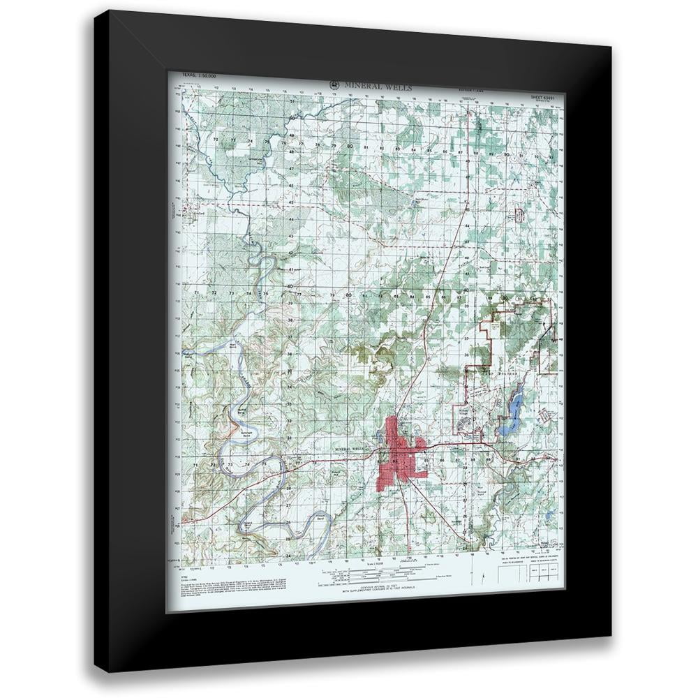 US Army 15x18 Black Modern Framed Museum Art Print Titled - Mineral ...