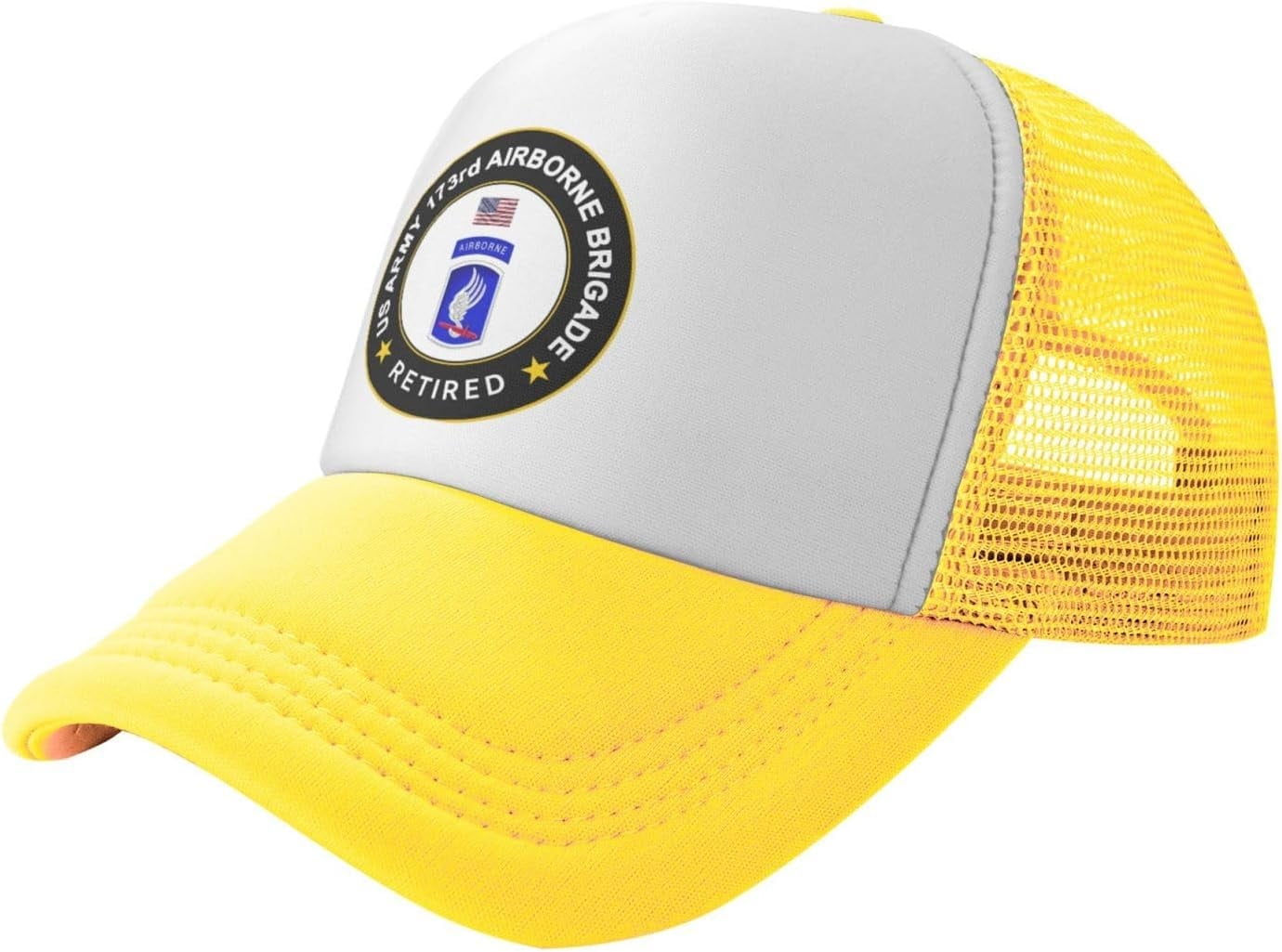 US Army 173rd Airborne Brigade Retired Trucker Hats: Stylish Protection ...