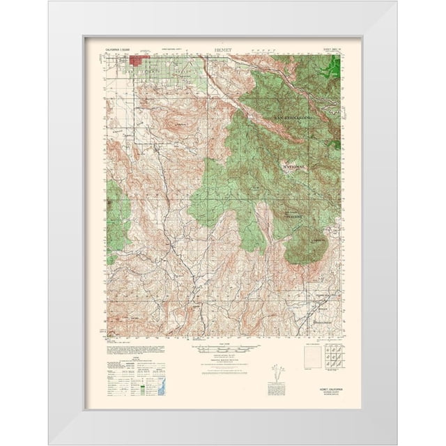 US Army 19x24 White Modern Wood Framed Museum Art Print Titled - Hemet ...