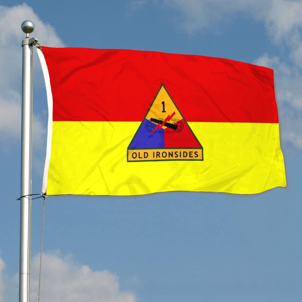US Army 1st Armored Division Flag 3x5Feet Outdoor Indoor Decoration ...