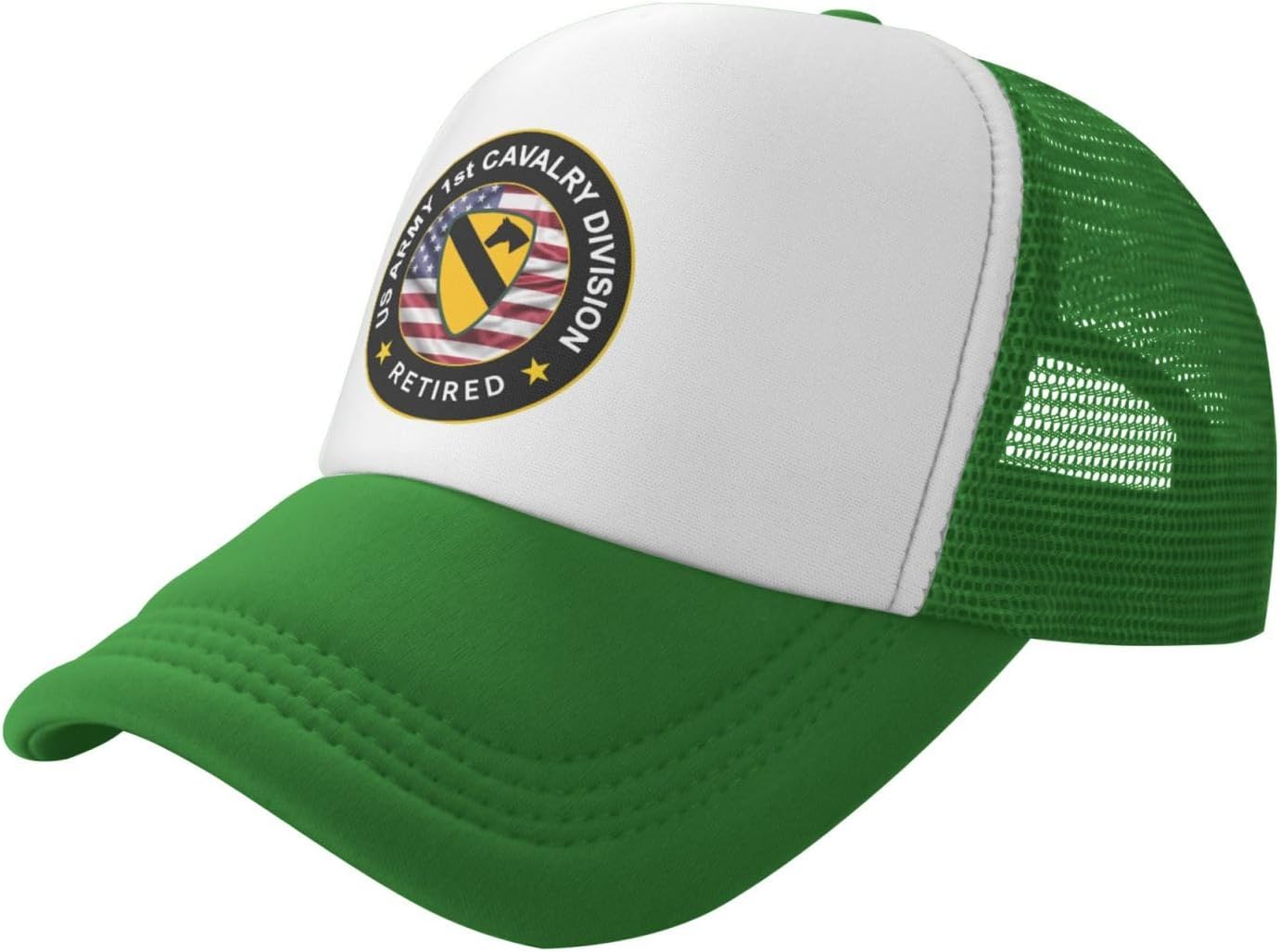US Army 1st Cavalry Division Retired Trucker Hats: Stylish Protection ...