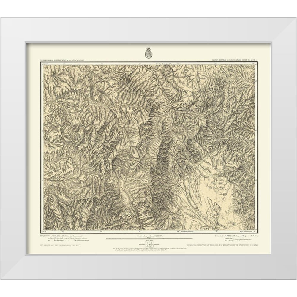 US Army 22x20 White Modern Wood Framed Museum Art Print Titled ...