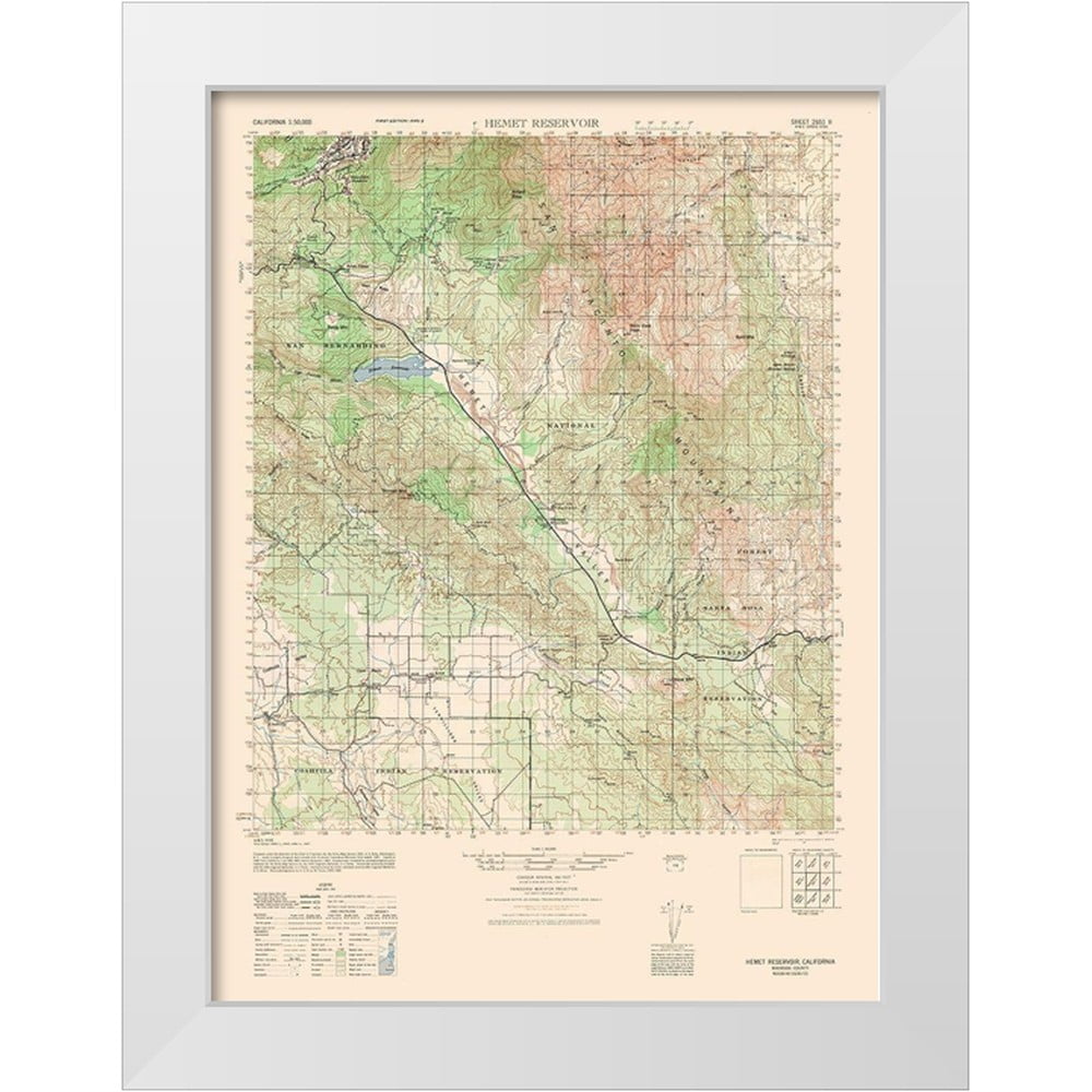 US Army 25x32 White Modern Wood Framed Museum Art Print Titled - Hemet ...