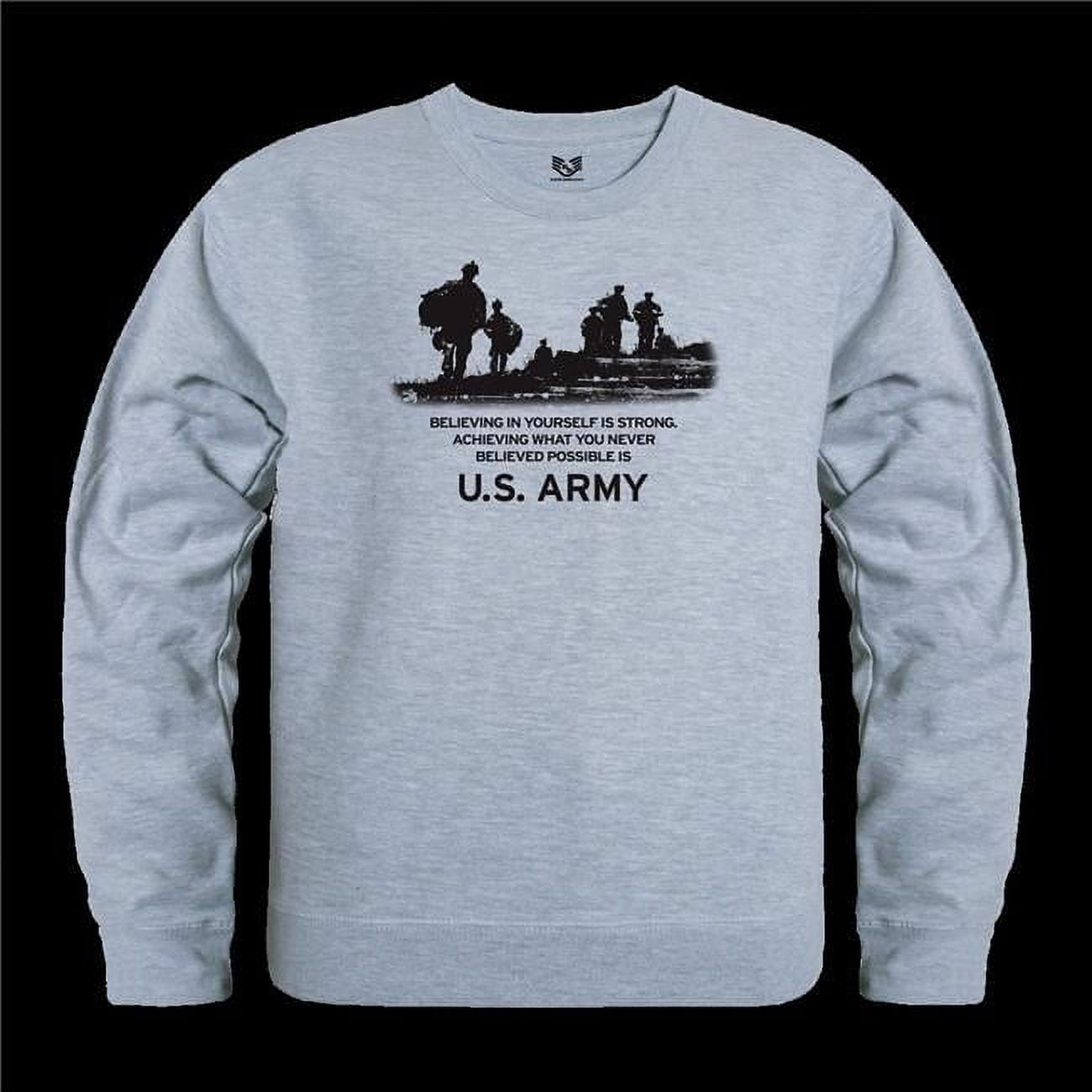 US Army 28 Graphic Crewneck Sweatshirt - Heather Grey - Large - Walmart.com