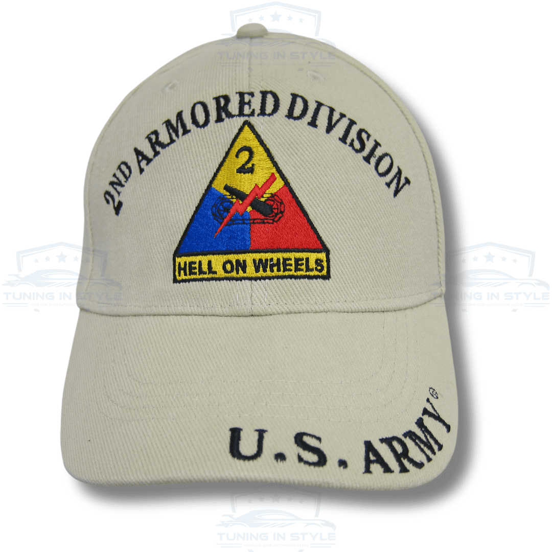 Eagle Emblems CP00142 Cap - Army, 2nd Armor Division - Dark Desert ...