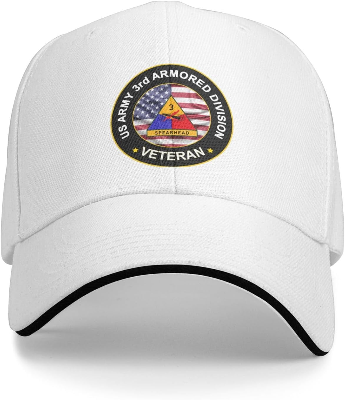 US Army 3rd Armored Division Veteran Baseball Cap Outdoor Trucker Hats ...