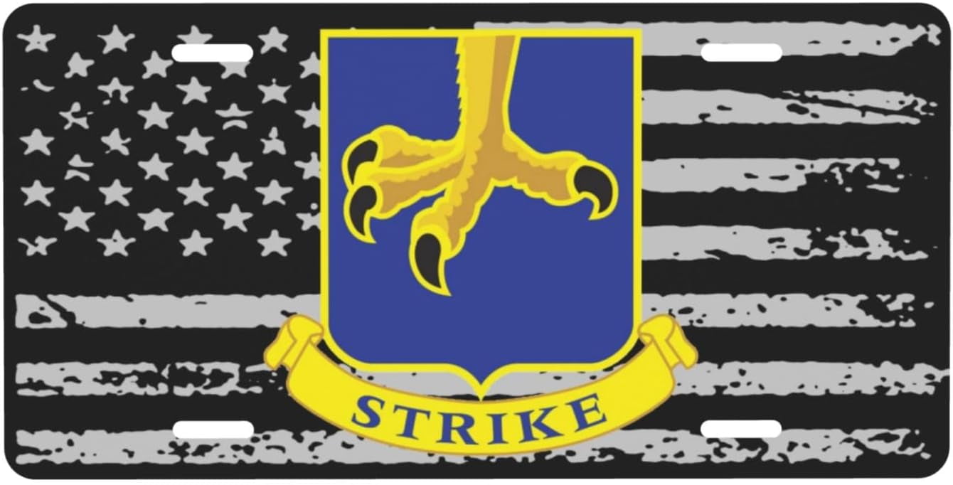 US Army 502nd Infantry Strike License Plate Decoration Car Front ...