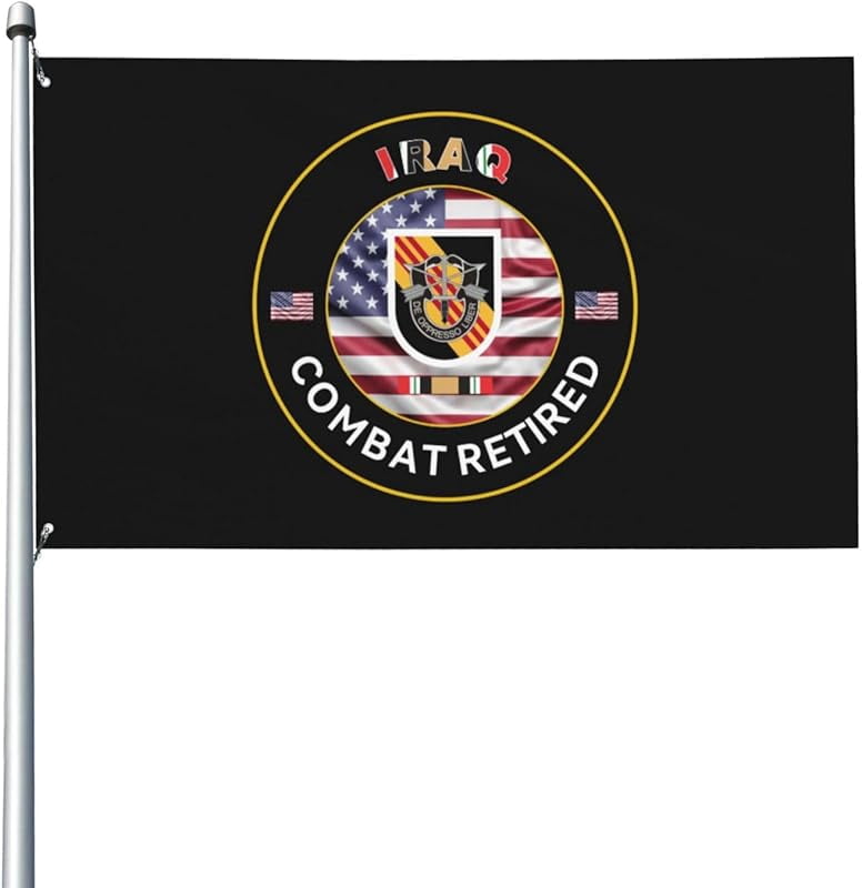 US Army 5th Special Forces Group Iraq Combat Flags Garden Home Flag ...