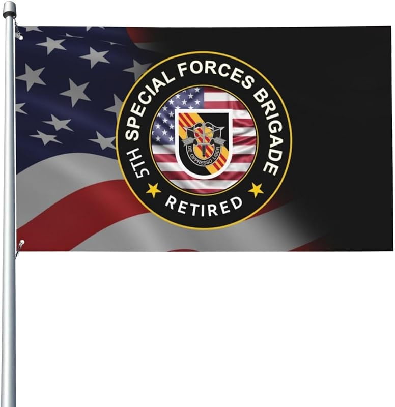 US Army 5th Special Forces Group Veteran Flag Outdoor Decorative Flag ...