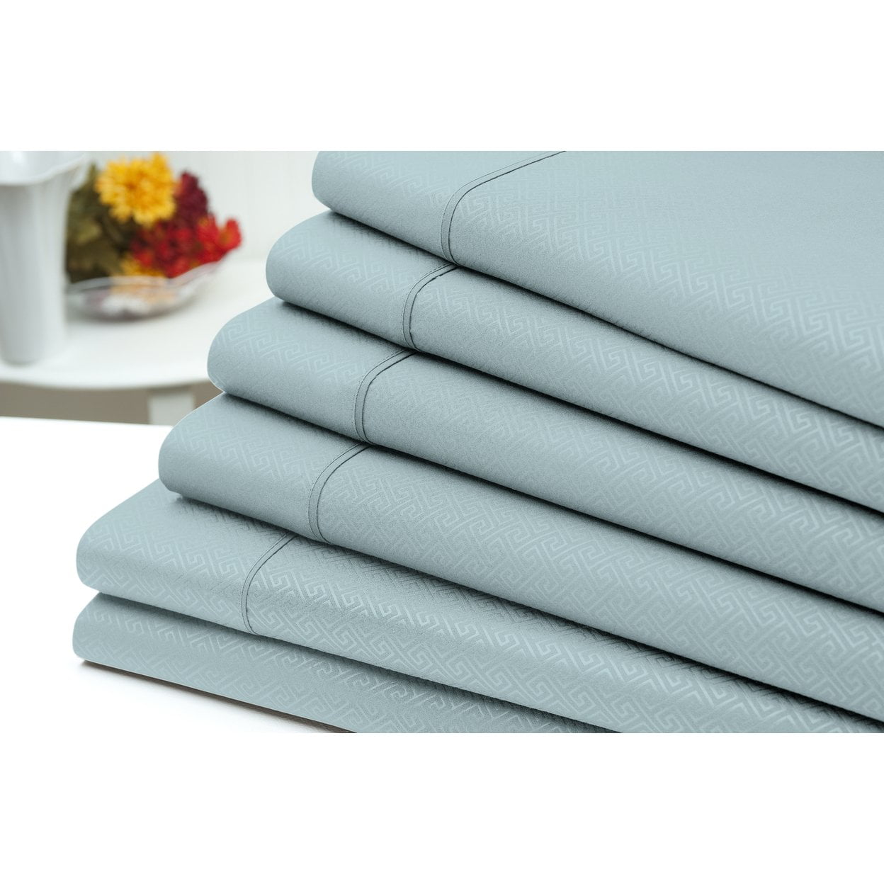 US Army 6 Piece Embossed Greek Key Sheet Set - Walmart.com