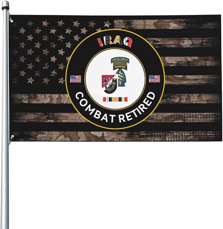 US Army 6th Special Forces Group Iraq Combat Flag For Outdoor Indoor ...