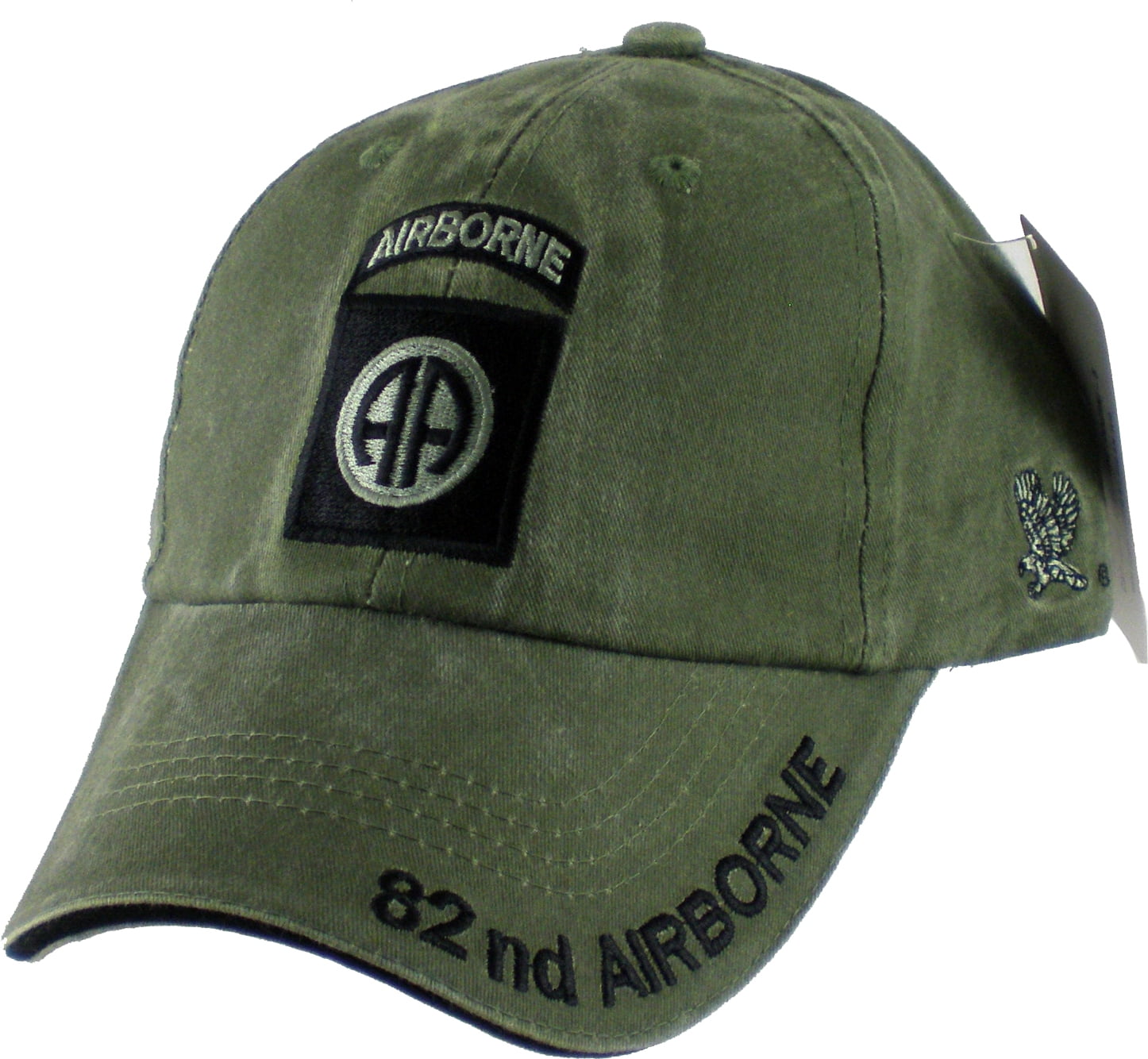 US Army 82nd Airborne OD Green Ball Cap - Walmart.com