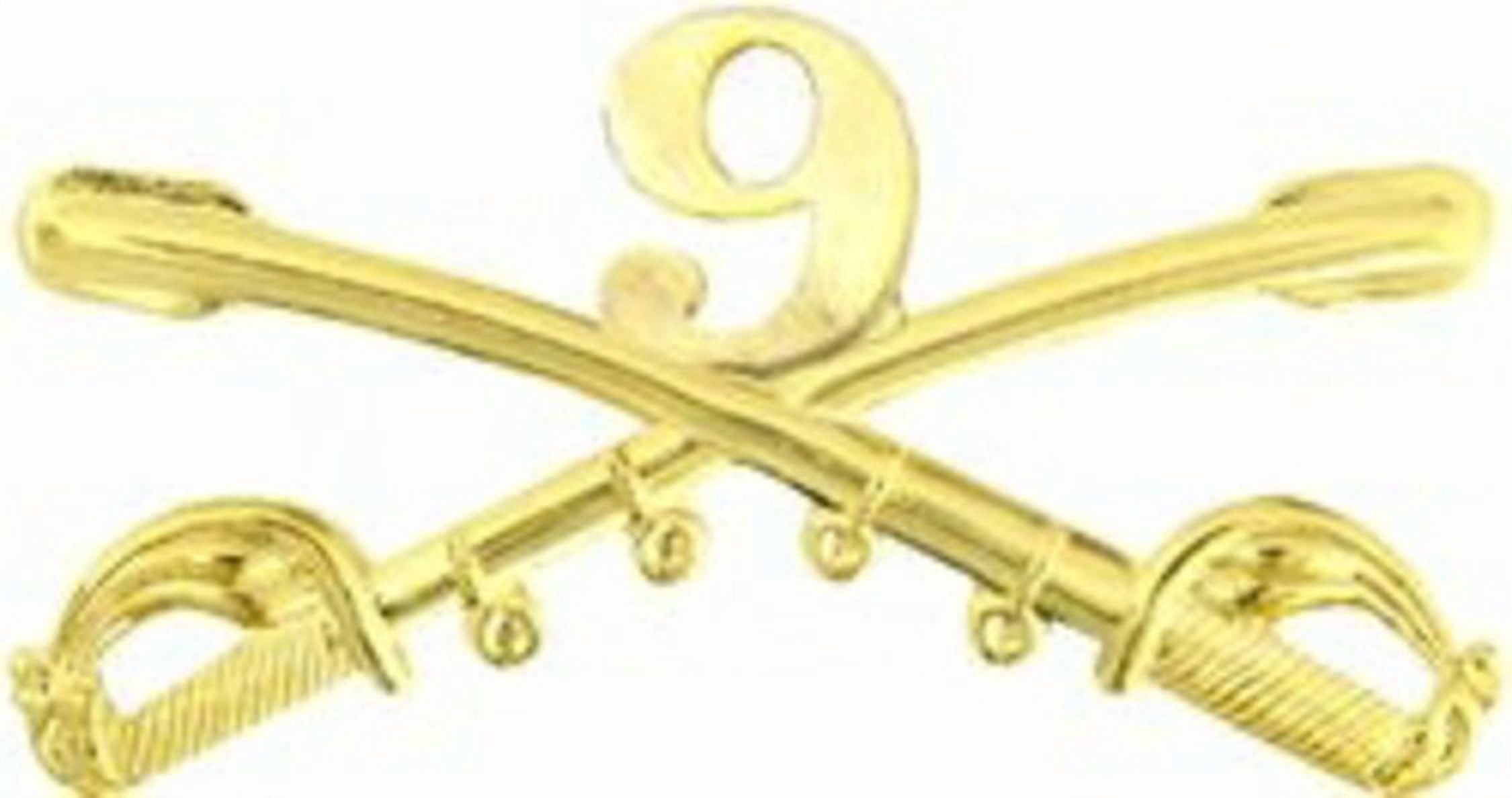 US Army 9th Cavalry Crossed Saber Hat Pin 2 1/4" - Walmart.com