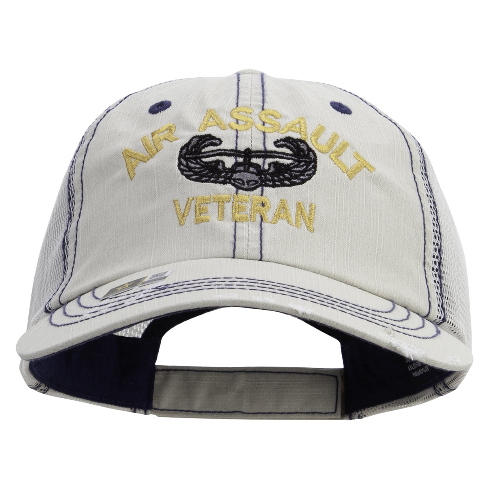 US Army Air Assault Embroidered Low Profile Cotton Mesh Cap - Putty ...