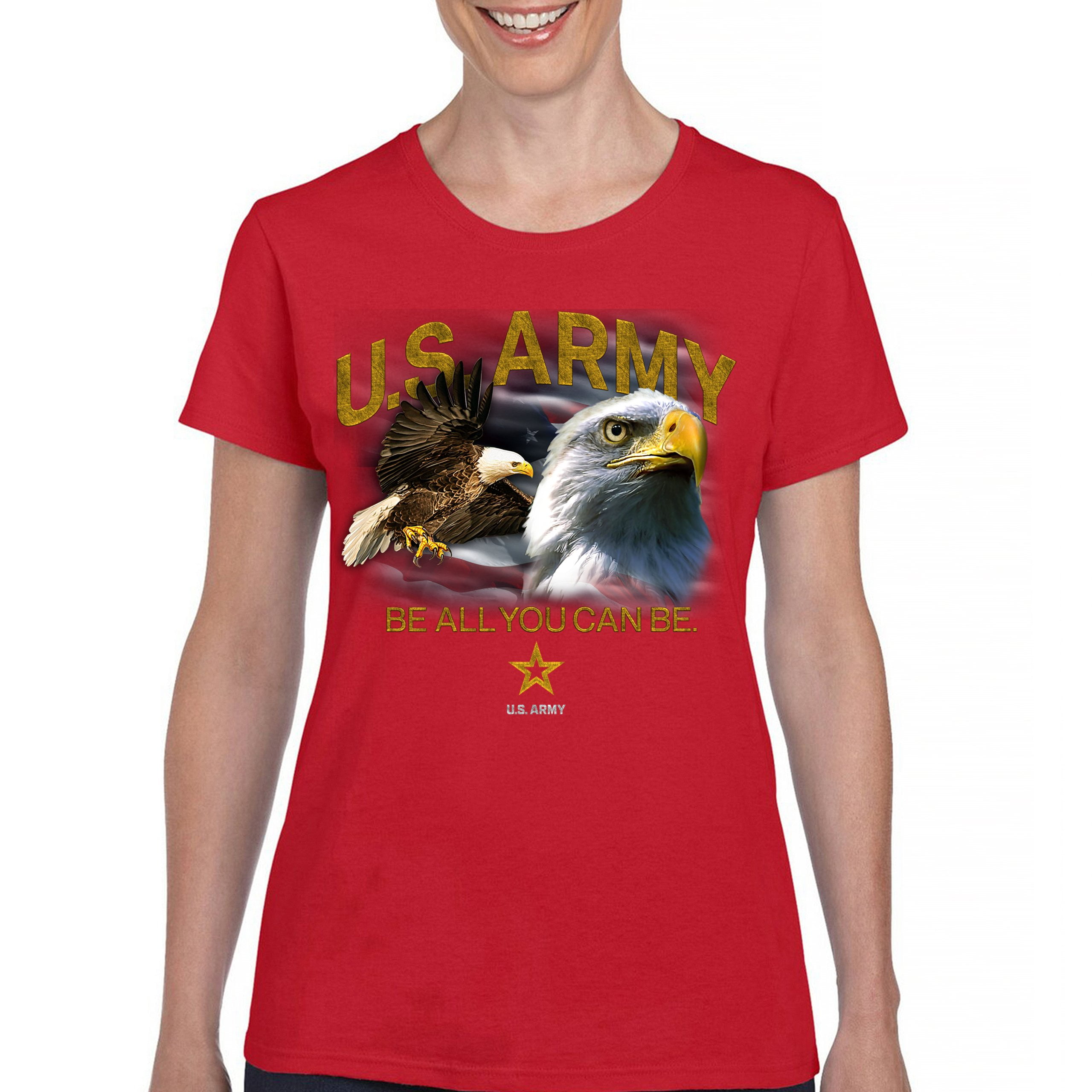 US Army Be All You Can Be T-Shirt American Military Strong Veteran ...