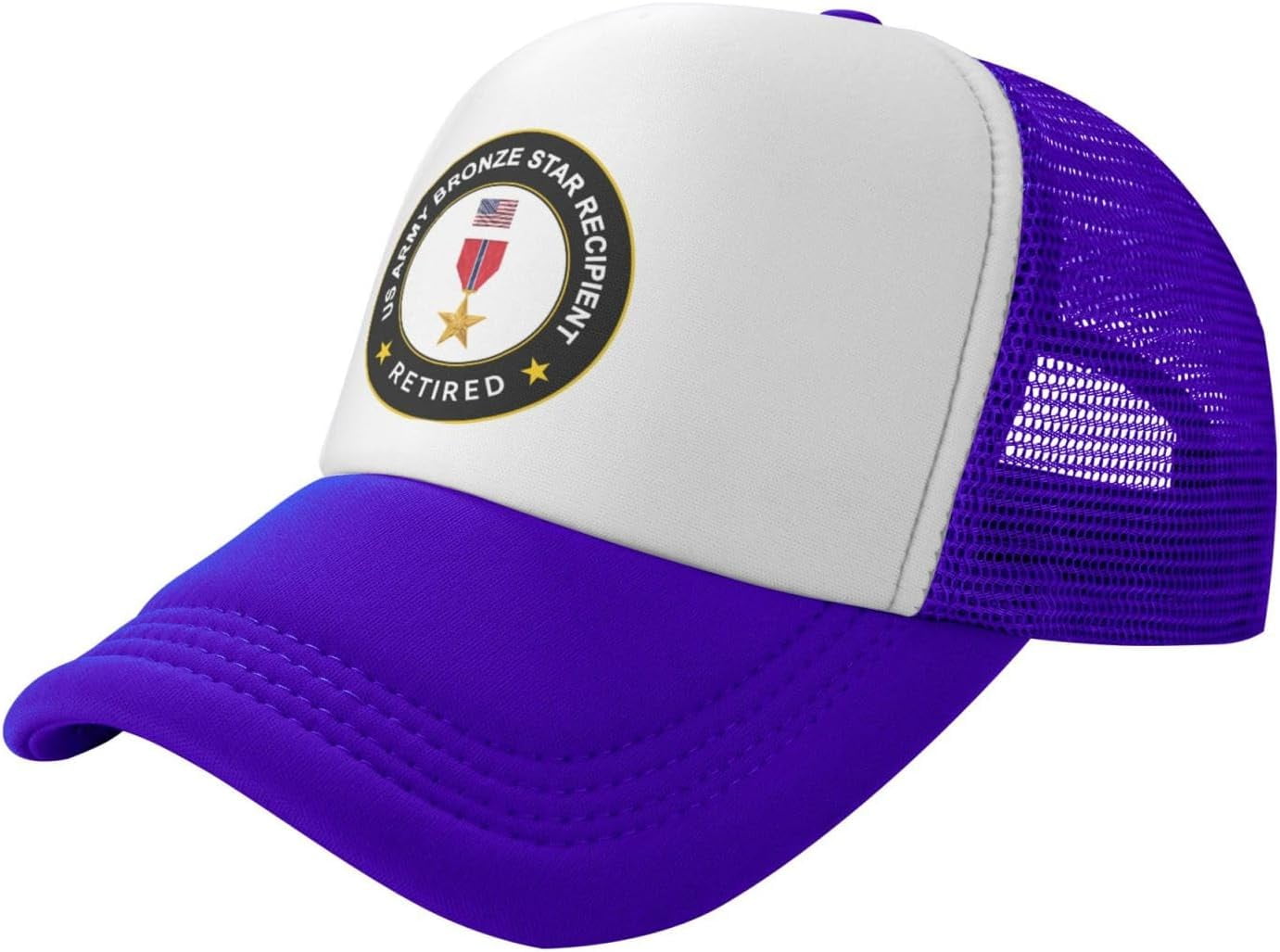 US Army Bronze Star Medal Recipient Retired Trucker Hats: Stylish ...