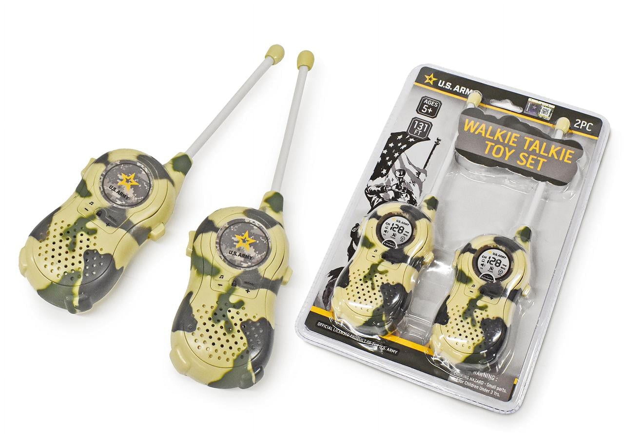 US Army Camouflage Walkie Talkie Toy Set - Walmart.com