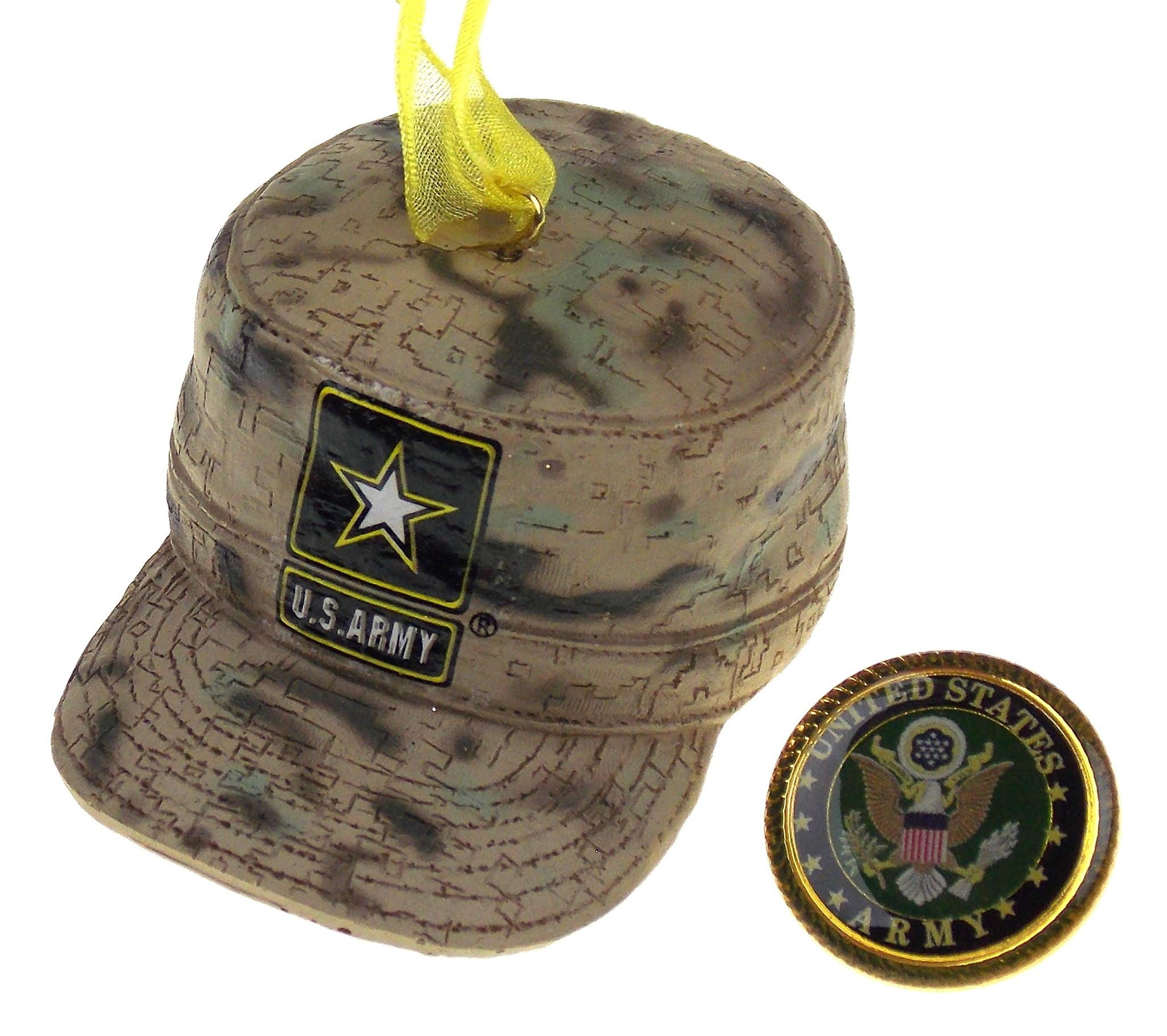 US Army Cap Ornament United States Pin Camo Hat Military Gift USA ...