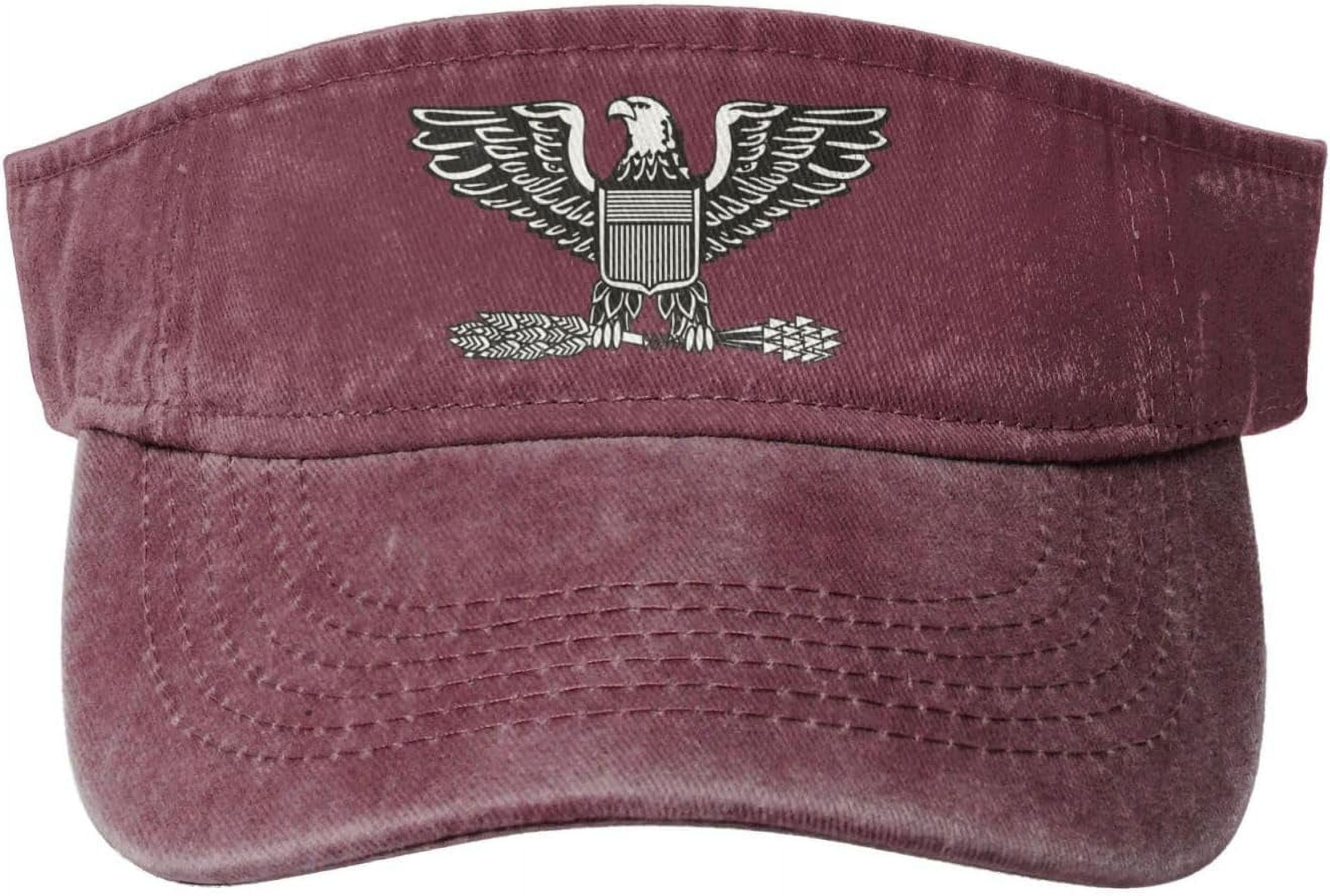 US Army Colonel Logo Sport Sun Visor Hats Cotton Empty Top Baseball Cap ...