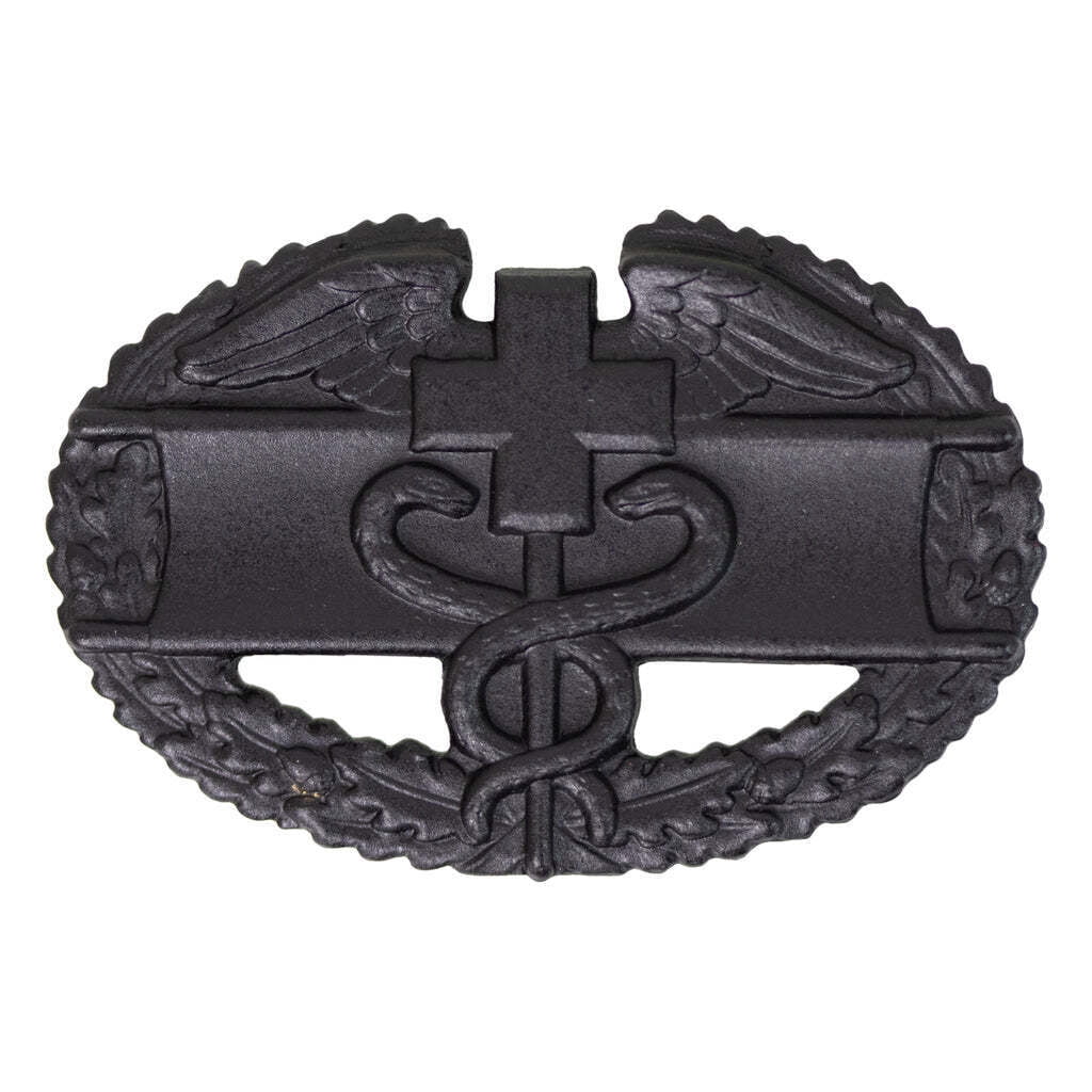 US Army Combat Medical First Award Badge Subdued Metal Finish Official ...