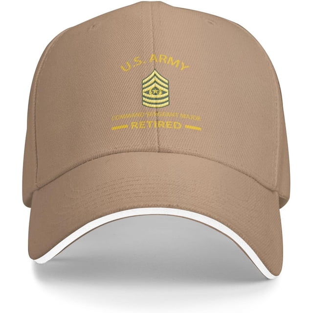 US Army Command Sergeant Major Retired Baseball Cap Casquette Outdoor ...