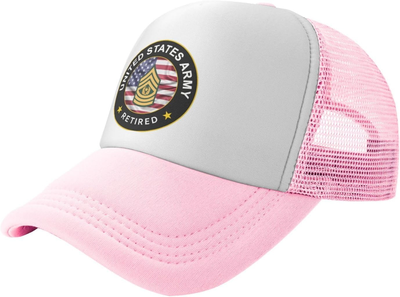 US Army Command Sergeant Major Retired Trucker Hats: Stylish Protection ...