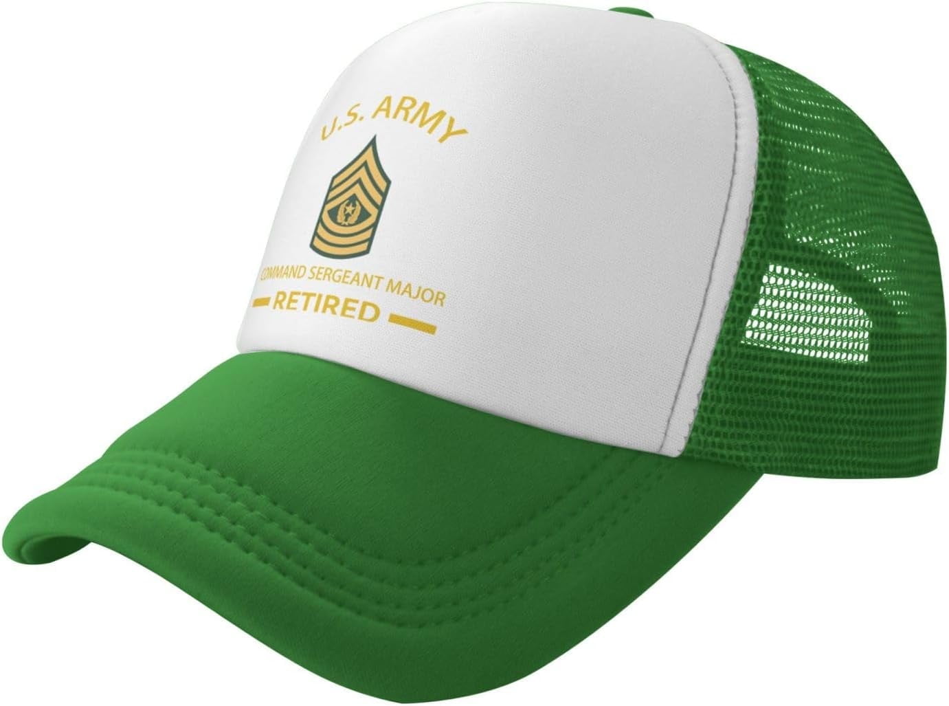 US Army Command Sergeant Major Retired Trucker Hats: Stylish Protection ...