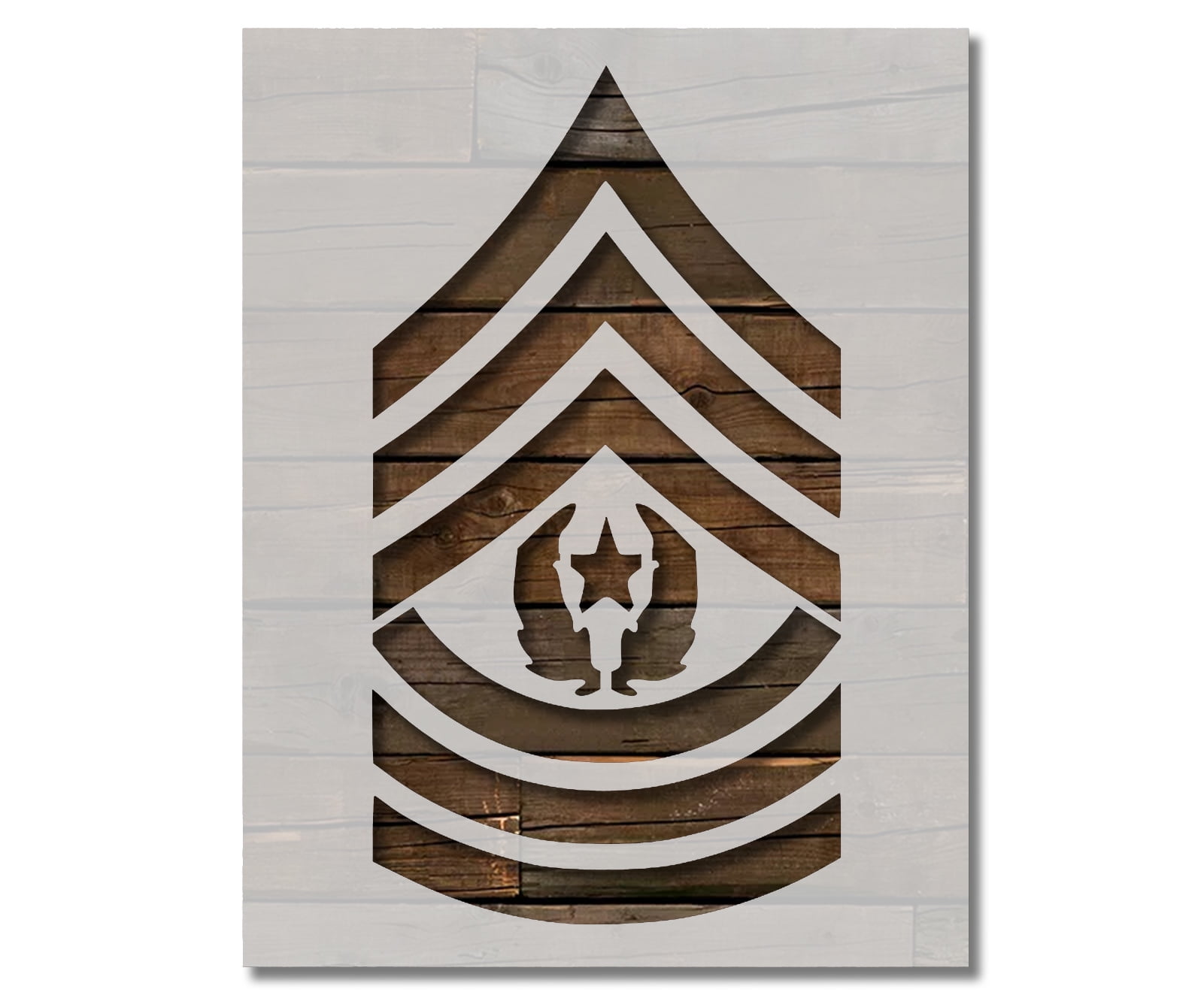 US Army Command Sergeant Major Stencil Template Reusable 8.5 x 11 ...