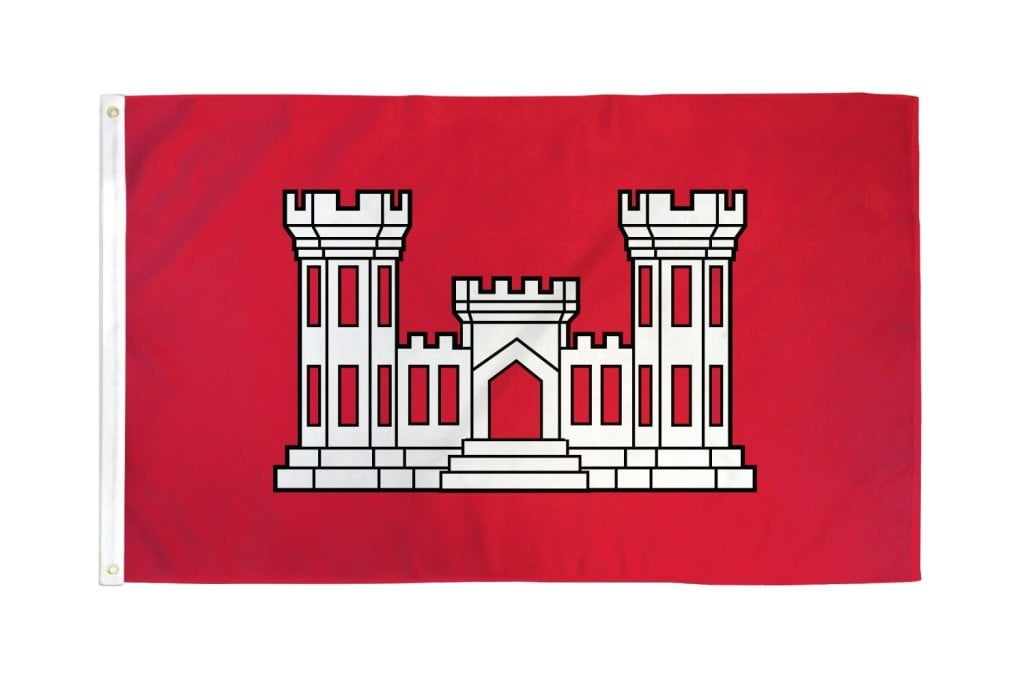 US Army Corps of Engineers Flag 3x5ft Poly - Walmart.com