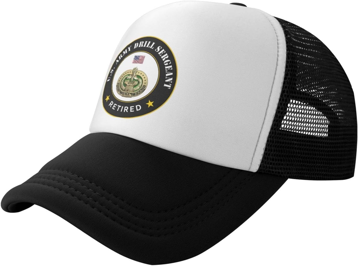US Army Drill Sergeant Retired Trucker Hats: Stylish Protection for Any ...