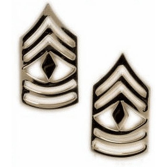 US Army First Sergeant Gold Collar Rank Insignia - Walmart.com