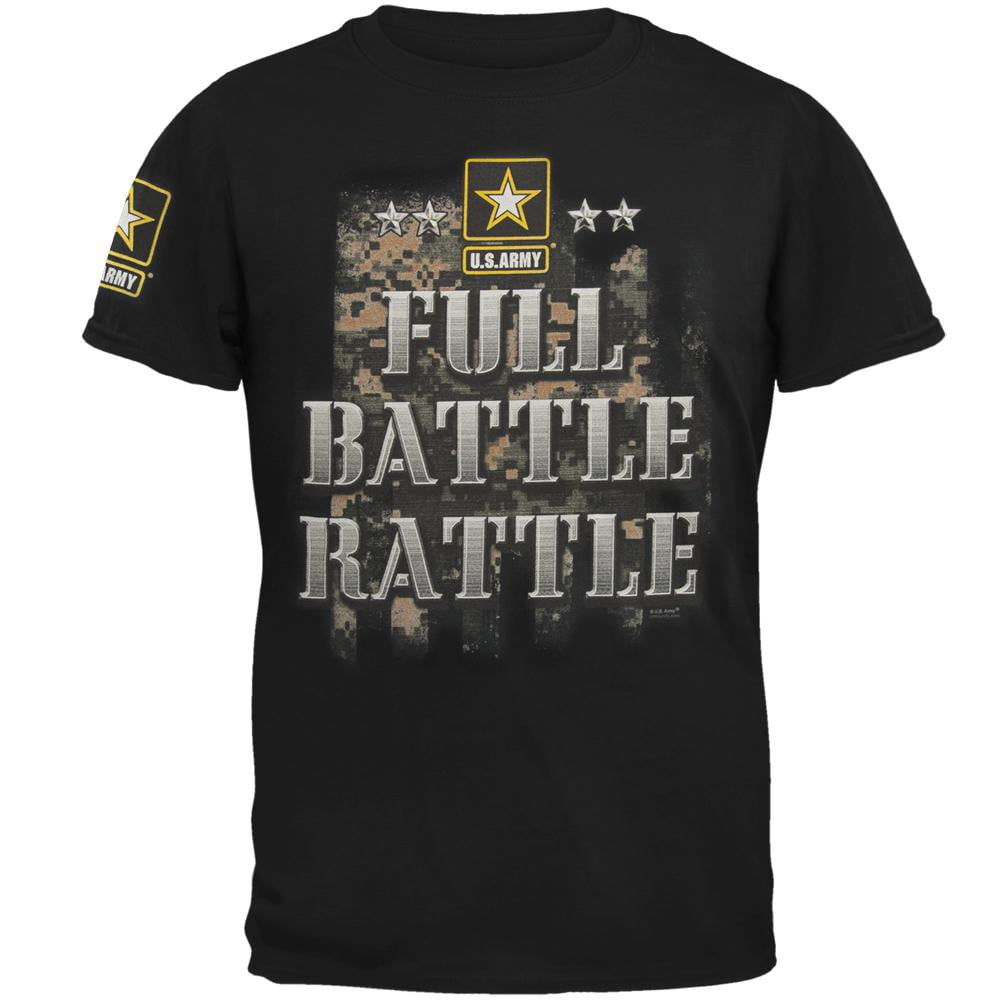 US Army Full Battle Rattle Mens T Shirt Black LG - Walmart.com