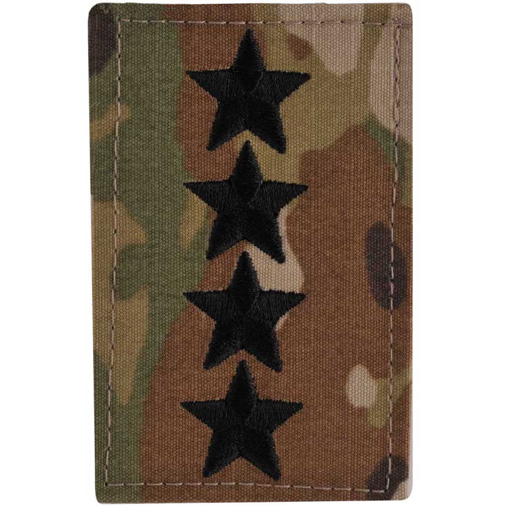 US Army General Rank OCP/Scorpion with Hook and Loop - Walmart.com