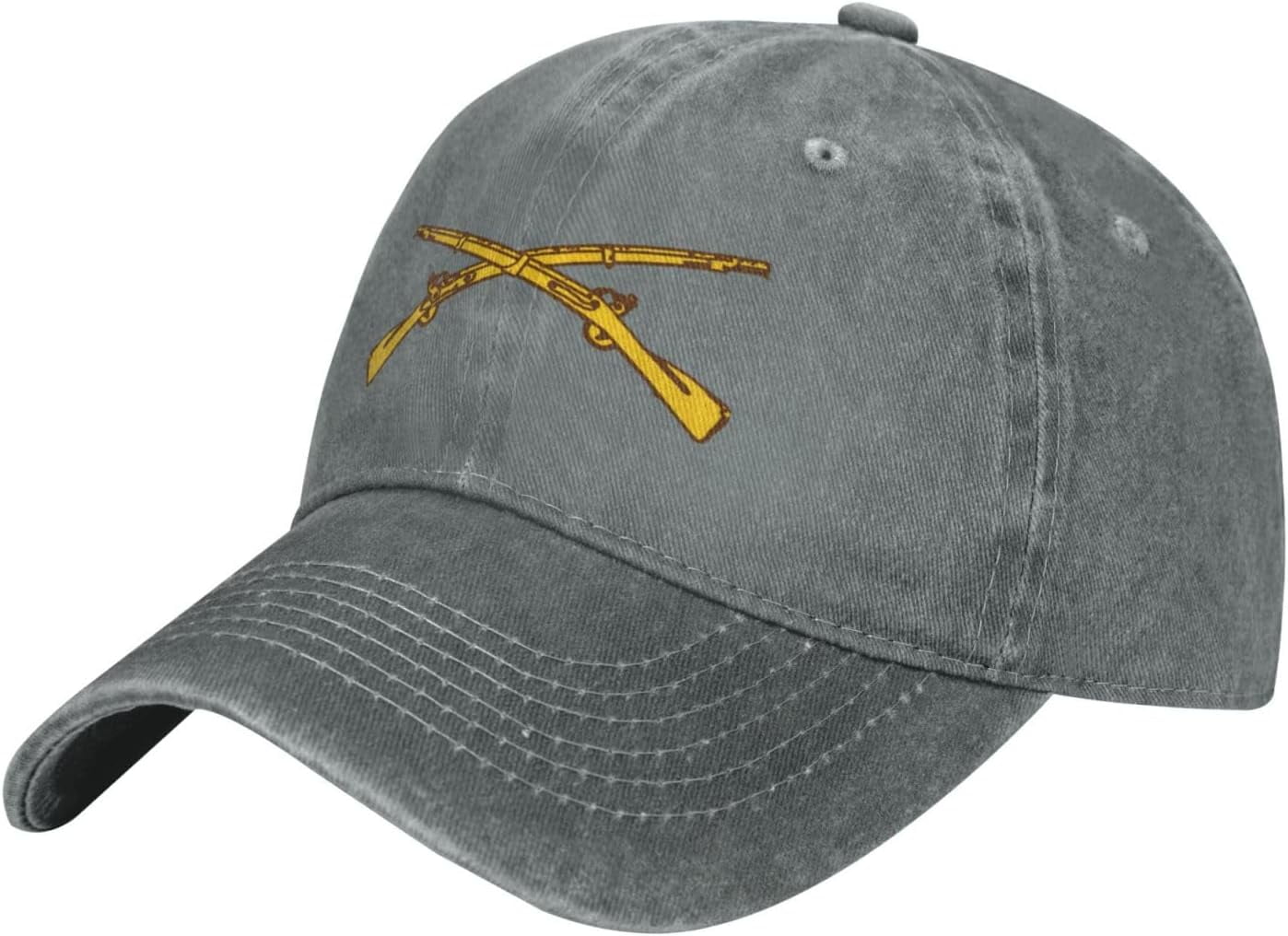 US Army Infantry Insignia Unisex Baseball Cap Adjustable Dad Hat Denim ...