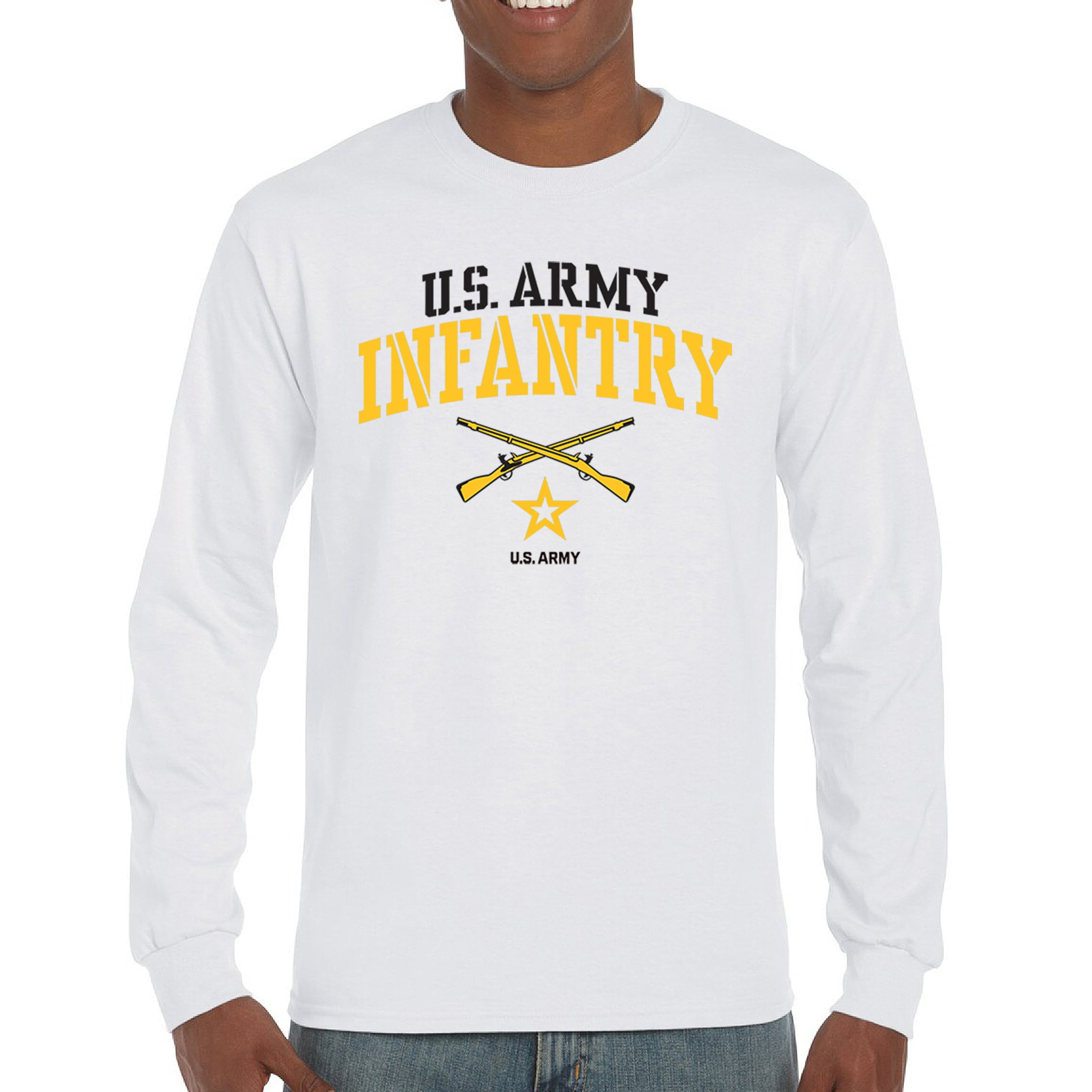 US Army Infantry Long Sleeve T-shirt Military Pride Veteran DD 214 ...