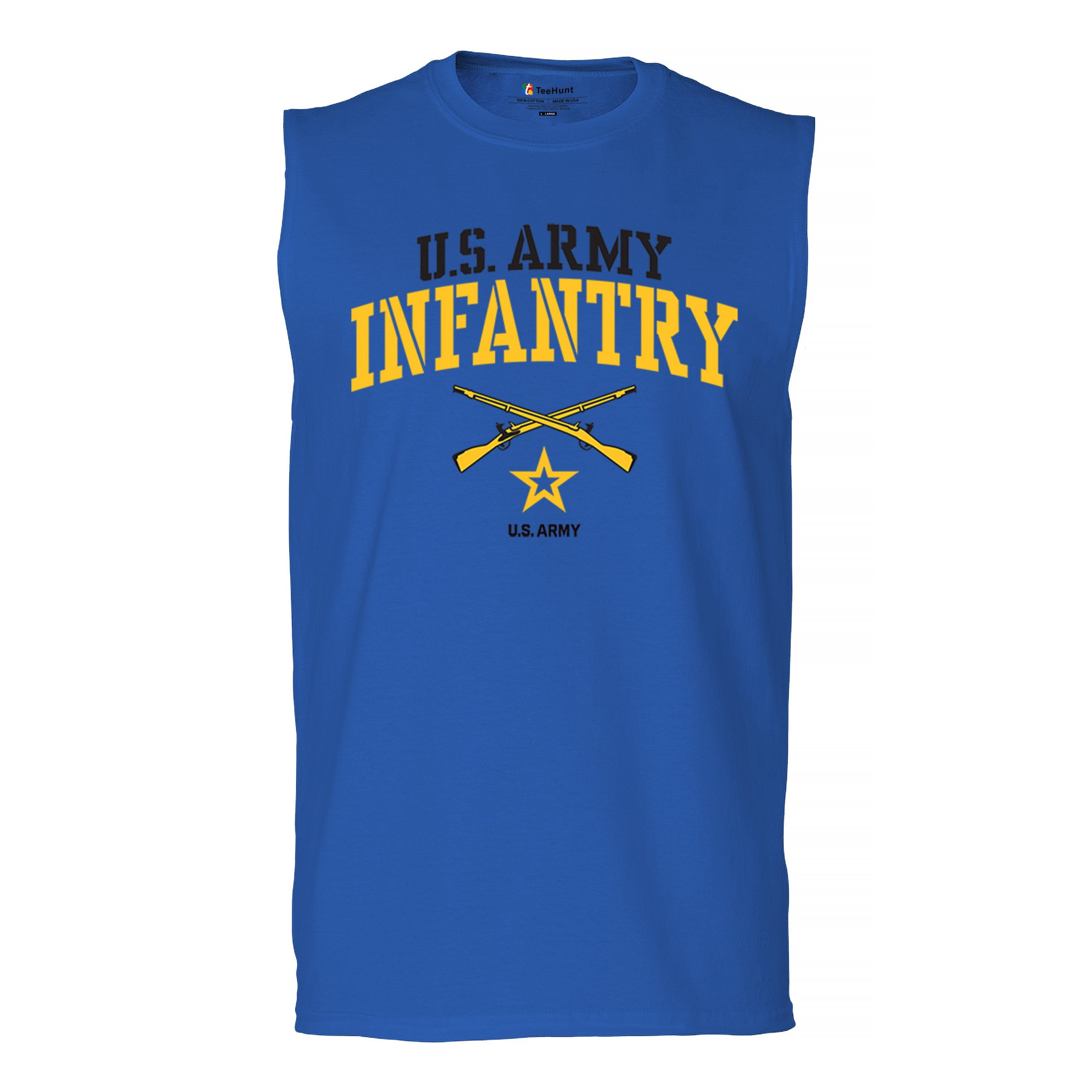 US Army Infantry Muscle Shirt Military Pride Veteran DD 214 Patriotic ...