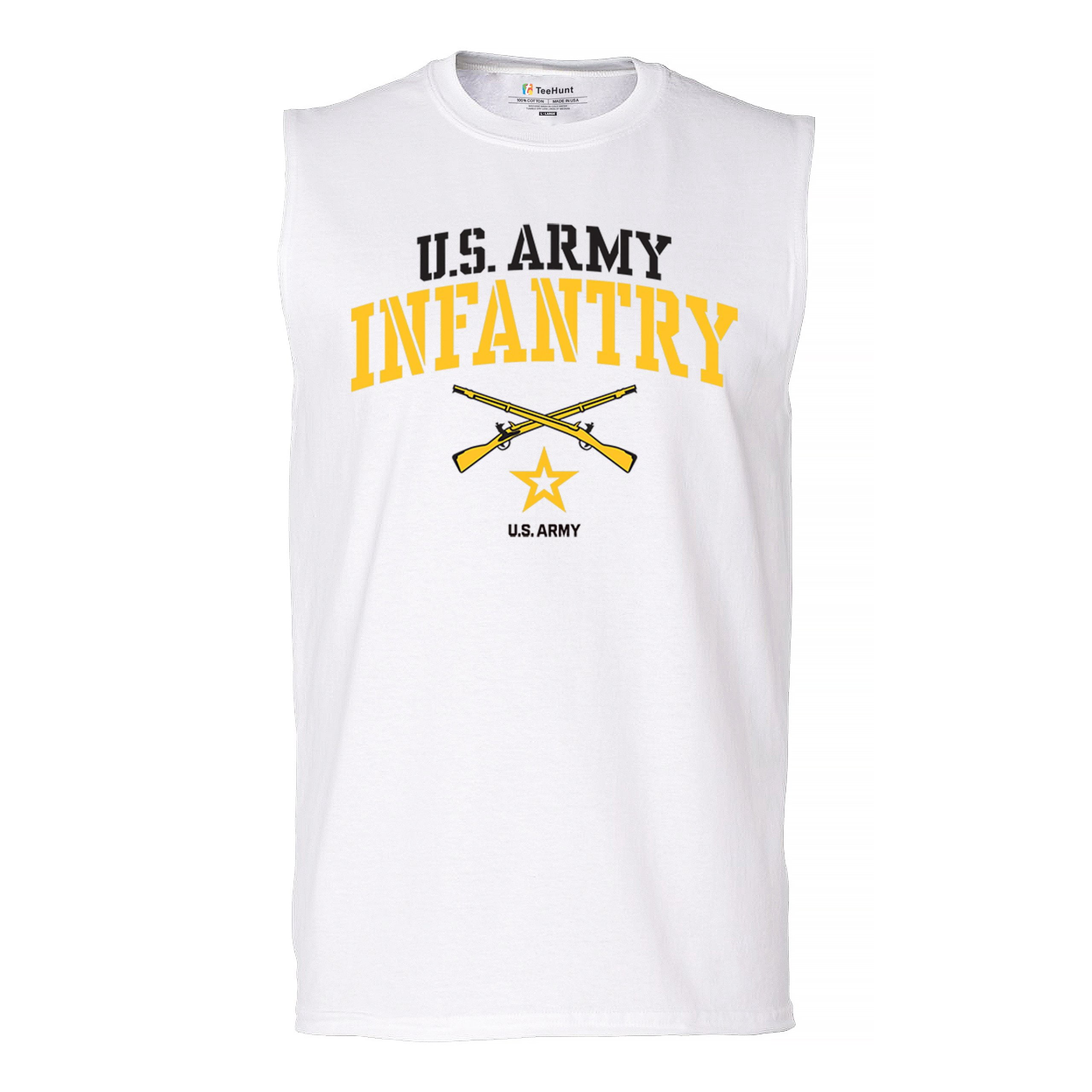 US Army Infantry Muscle Shirt Military Pride Veteran DD 214 Patriotic ...