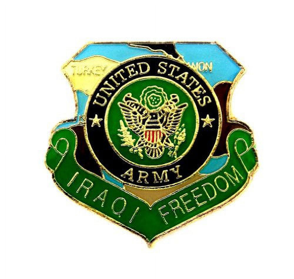 US Army Insignia Iraqi Freedom Lapel Hat Pin Gift Military PPM715 (1 ...