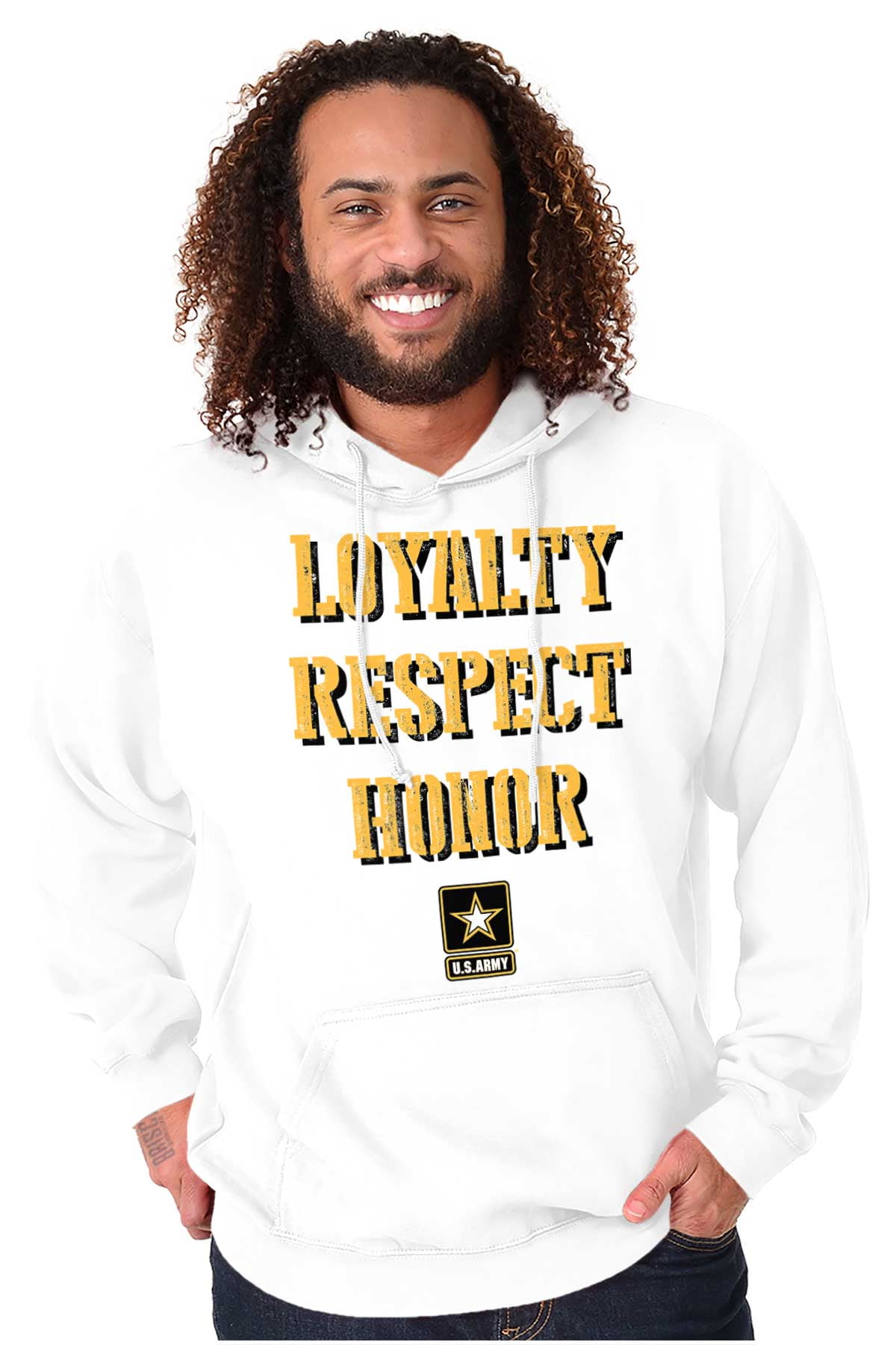US Army Logo Loyalty Respect Honor Unisex Plus Size Hoodie Brisco ...