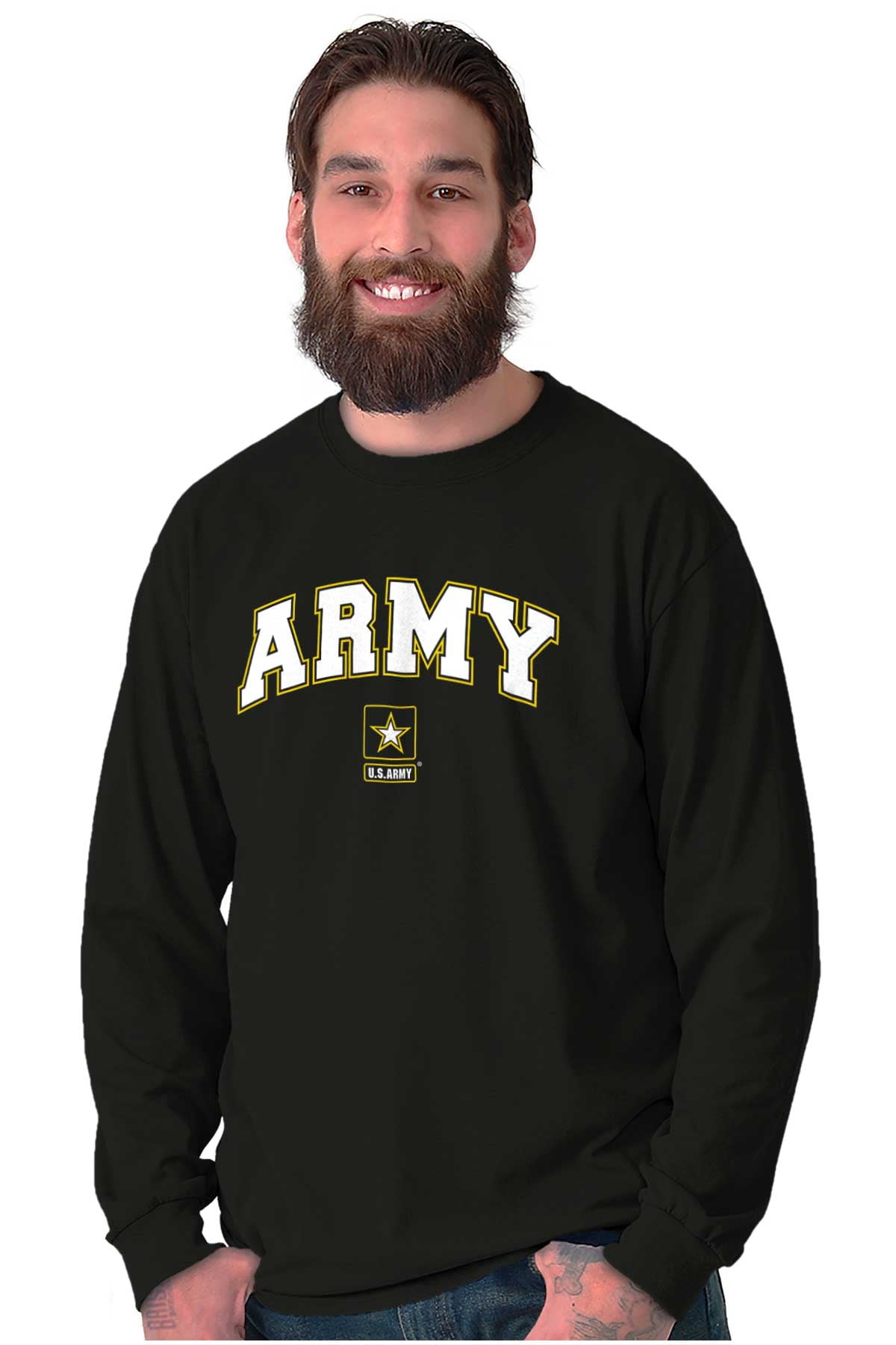 US Army Logo Military PT Training Unisex Plus Size Long Sleeve Tee ...