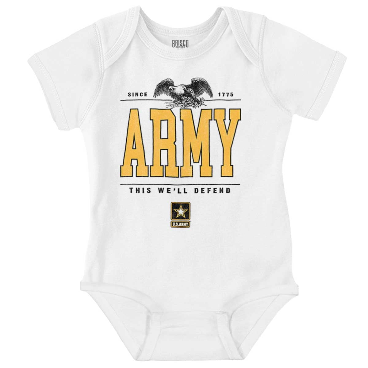 US Army Logo This We'll Defend Eagle Romper Boys or Girls Infant Baby ...