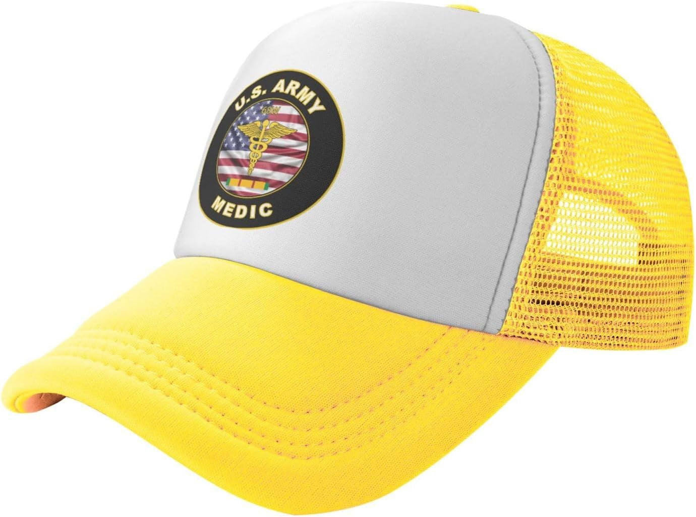 US Army MOS 68W Medic Vietnam Service Combat Retired Trucker Hats ...
