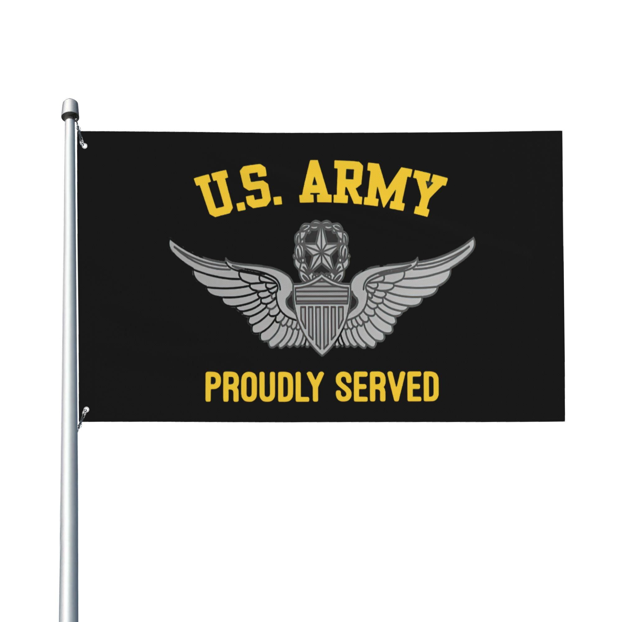 US Army Master Aviator Badges Flag Built For Outdoor Use America Banner ...