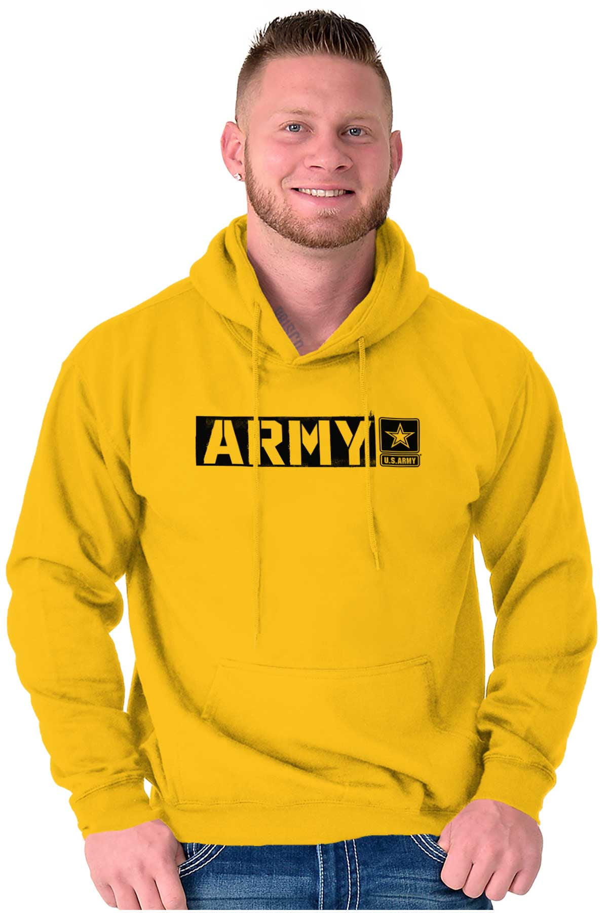 US Army Military Logo PT Training Hoodie Sweatshirt Women Men Brisco ...