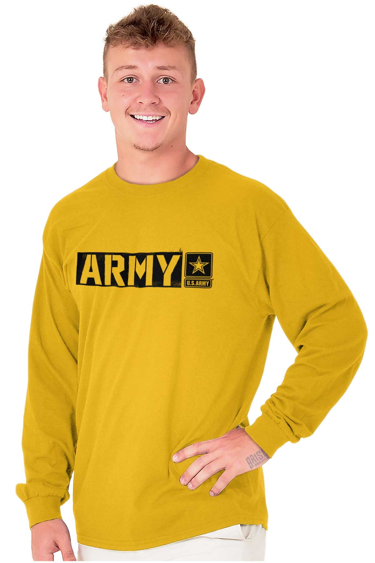 Us Army Military Logo Pt Training Long Sleeve Tshirt Men Women Brisco